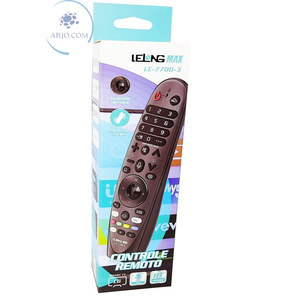 CONTROLE REMOTO LG MAGICO COM COMANDO DE VOZ (LE-7700-3)